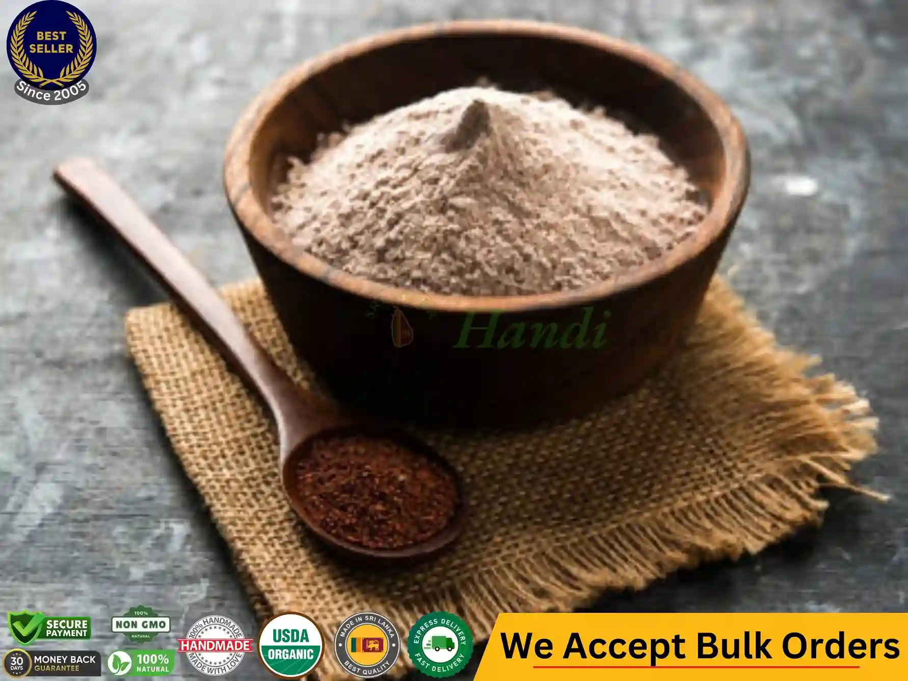 Buy Premium Ragi Flour & Finger Millet Flour | Organic Sprouted Ragi ...