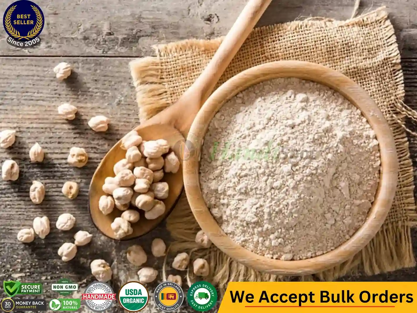 Buy Premium Besan Chickpea Flour & Organic Garbanzo Bean Flour | Buy ...
